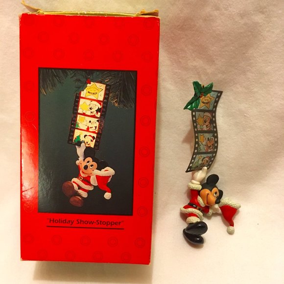 Enesco | Holiday | Vintage Disney Mickey Mouse Holiday Show Stopper ...